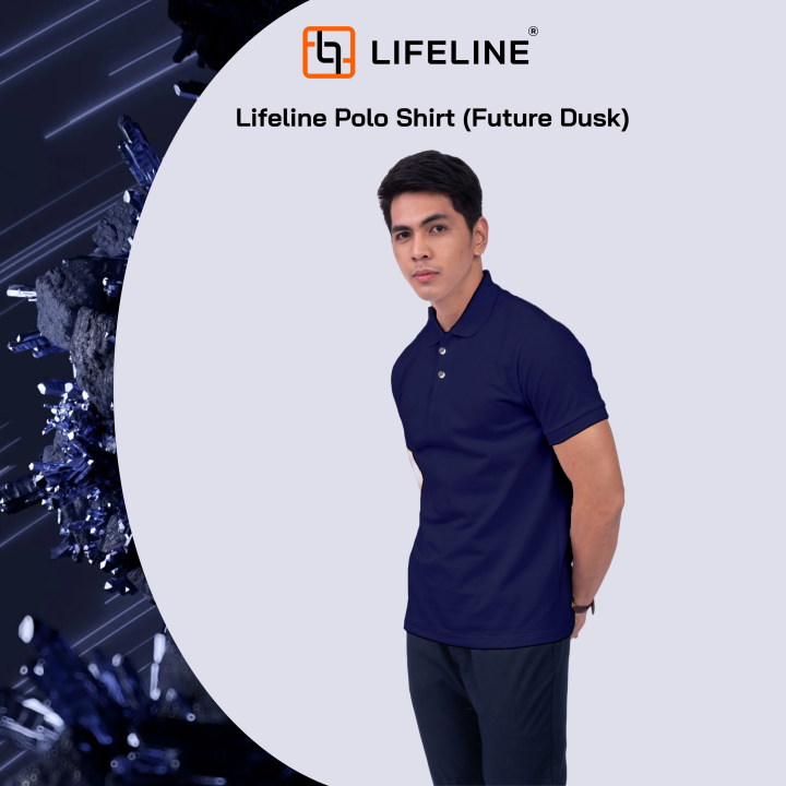 Lifeline Polo Shirt (Future Dusk) - Color of the Year 2025 | Lazada PH