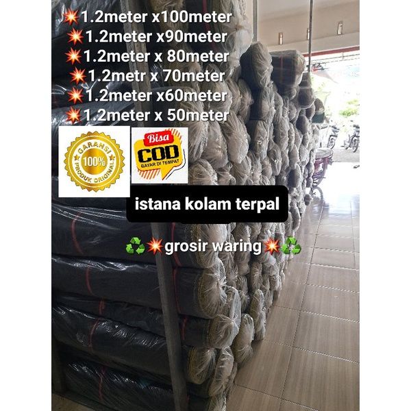 Waring Pagar Ikan Tanaman Ayam Jaring panjang 100 meter x lebar 120cm ...