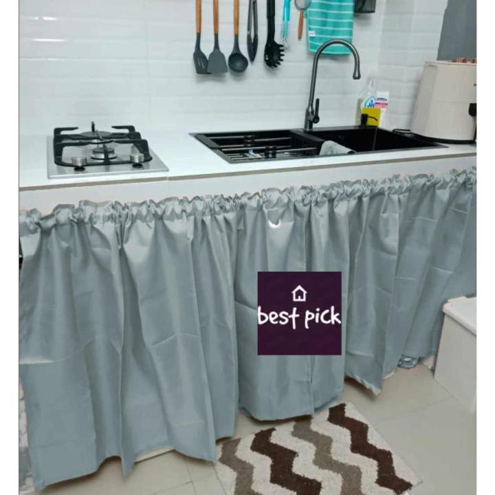 Aesthetic Sink/Lababo Curtain/Plain and Printed Design/Sold per piece ...