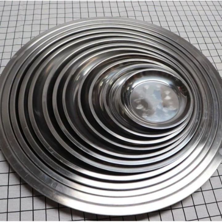 Stainless Steel Round Tray 30cm65cmDulang steel | Lazada