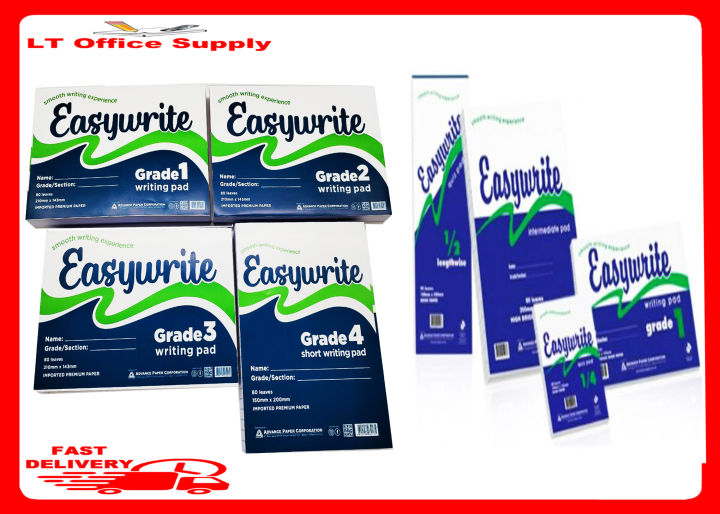 1Pad Easywrite Quiz pad Lengthwise / Crosswise / Intermediate Pad 80Lvs ...