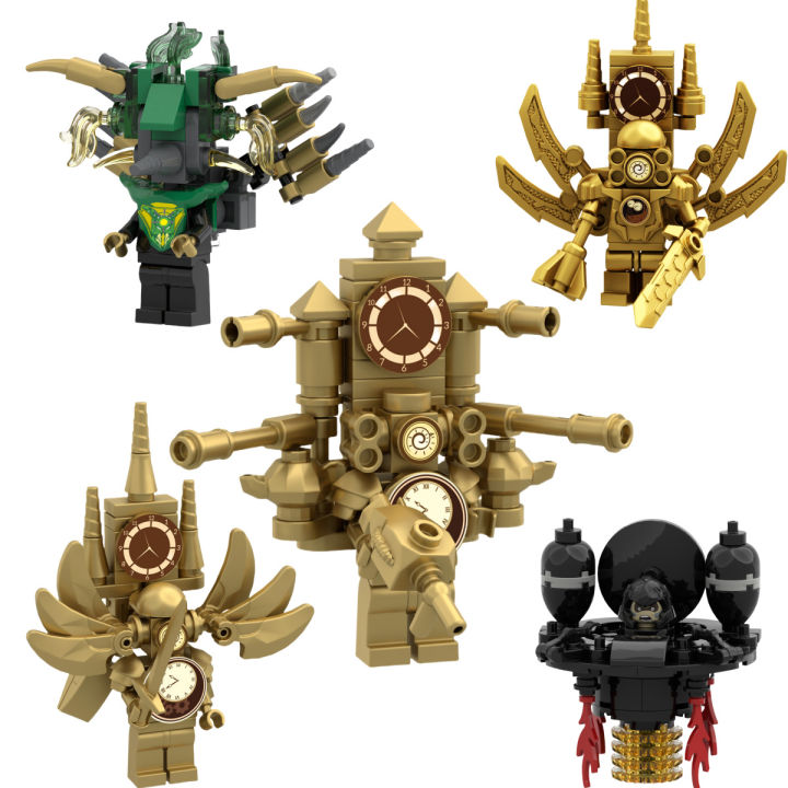 New Toilet Minifigure Skibidi toilet Captain Toilet Legion Minifigure ...