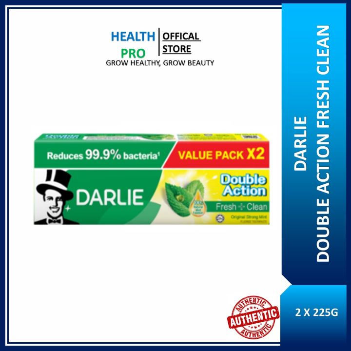 DARLIE Double Action TOOTHPASTE 2 x 225g EXPIRY:06/2026 | Lazada