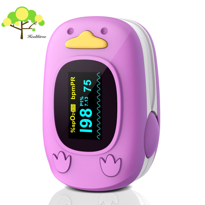 Health Tree Kids Pulse Oxymeter Baby Finger Oximeter Heart Rate SpO2 ...