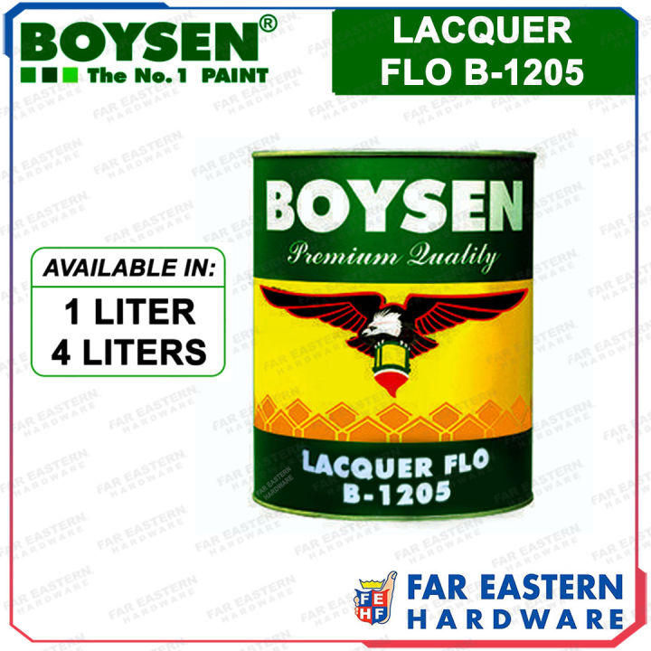 BOYSEN Lacquer Flo B1205 1 Liter 4 Liters | Lazada PH