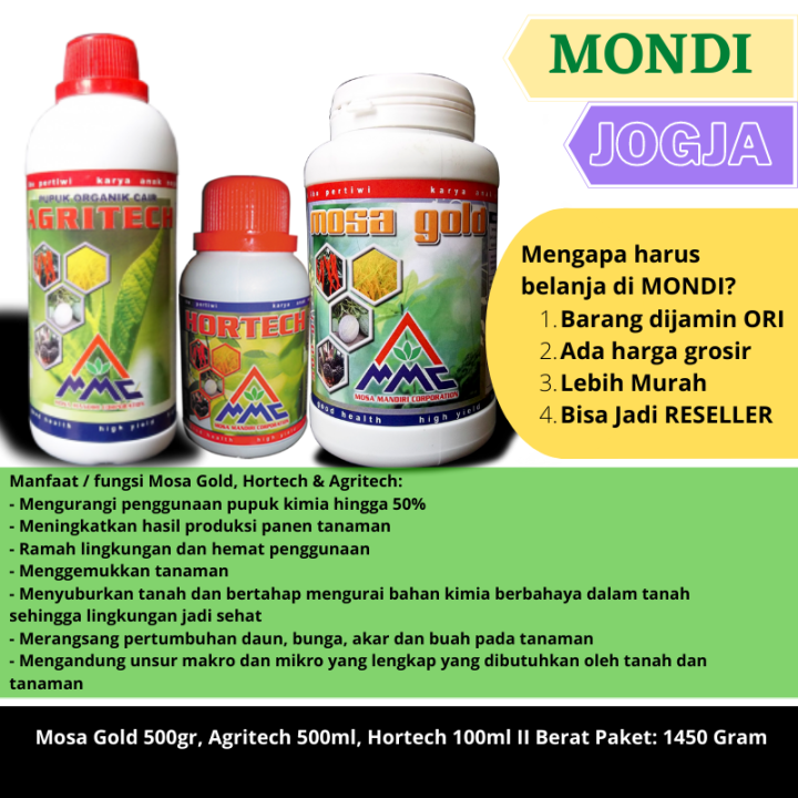 Paket Pupuk dan Hormon Pertumbuhan Akar Bunga Daun dan Buah Organik ...