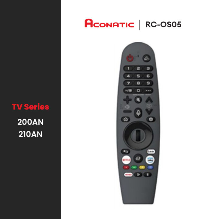 Aconatic Remote Control รุ่น RC-OS05 รีโมทคอนโทรล (รับประกัน 3 เดือน ...