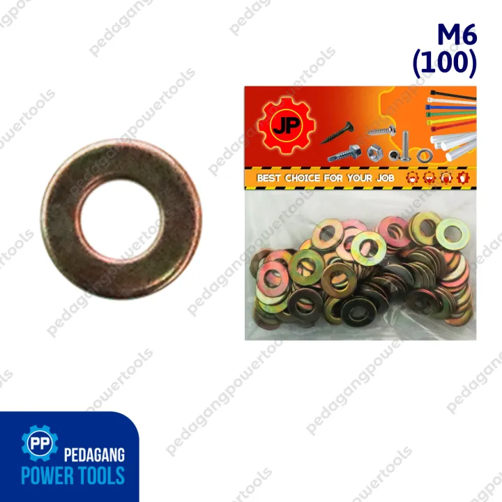 RING PLAT M 6 - RING PLAT BAUT M6 ISI 100 PCS | Lazada Indonesia