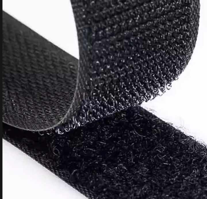 velcro strap / perekat pengikat kain hitam putih ukuran 2,5cm per meter ...