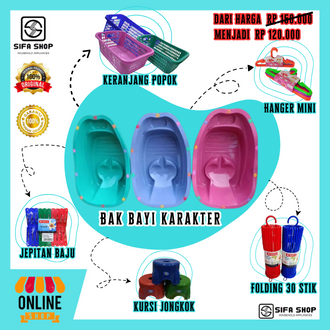 [ KARAKTER ] Bak Mandi Bayi Besar Jumbo / Bak Bayi Untuk Mandi Lengkap ...