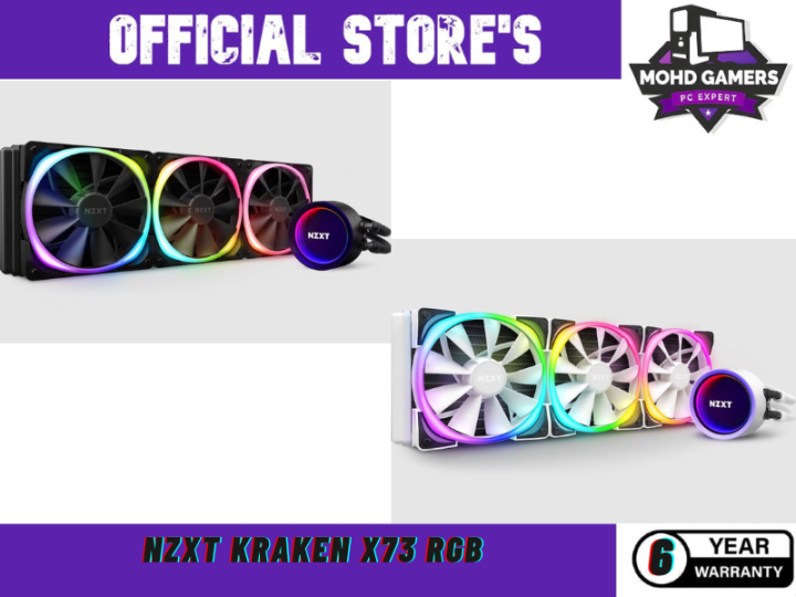 NZXT Kraken X73 RGB 52.44 CFM Liquid CPU Cooler | Lazada