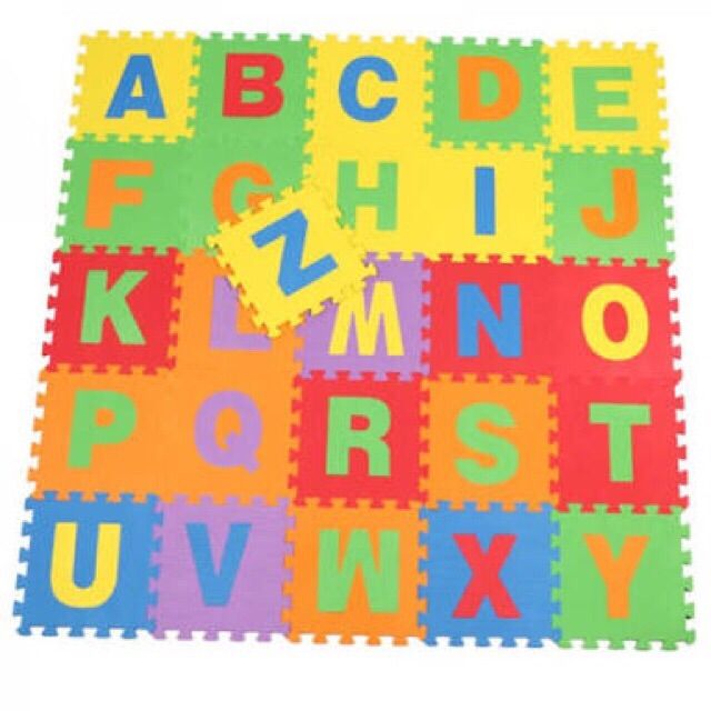 26 Pieces (A-Z) Alphabet Puzzle Floor Foam Mats 30*30cm | Lazada PH
