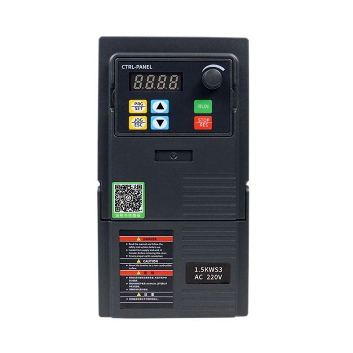 320-1.5KW-220V Variable Frequency Drive Converter 1phase 3phases Inverter Vector Motor Speed ...