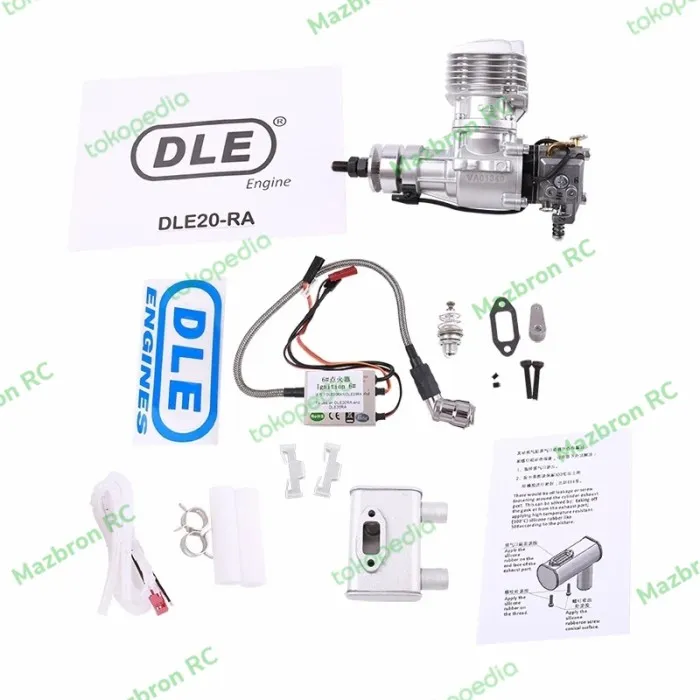 DLE 20CC 20RA ORIGINAL GASOLINE ENGINE FOR RC AIRPLANE | Lazada Indonesia