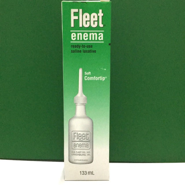 Fleet Enema Ready to Use Saline Laxative Adult 133mL (Exp: June 2025 ...