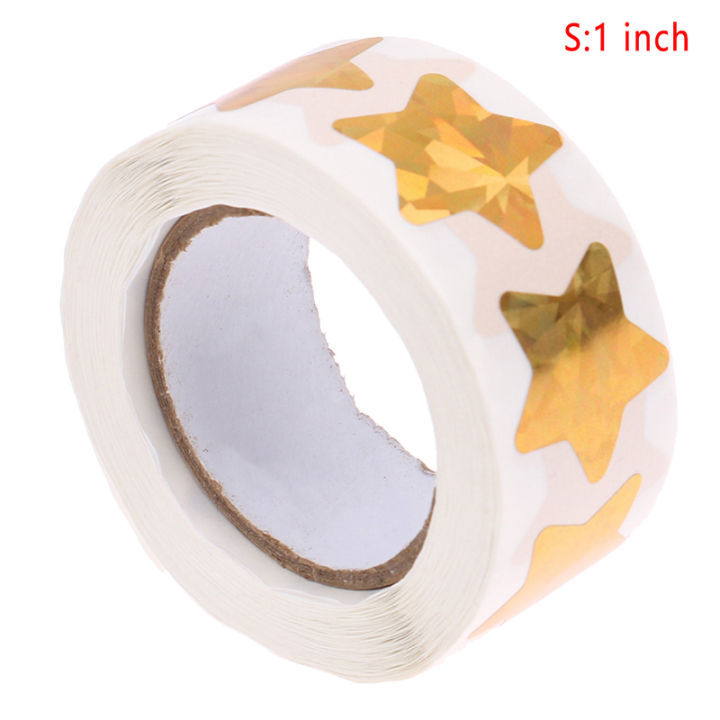 500PCS Gold Stars Stickers for Kids Reward Foil Star Sticker Labels ...