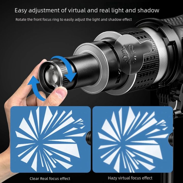 Photograph Flash Snoot Conical Lens Video Photo Studio Light Kit with ...