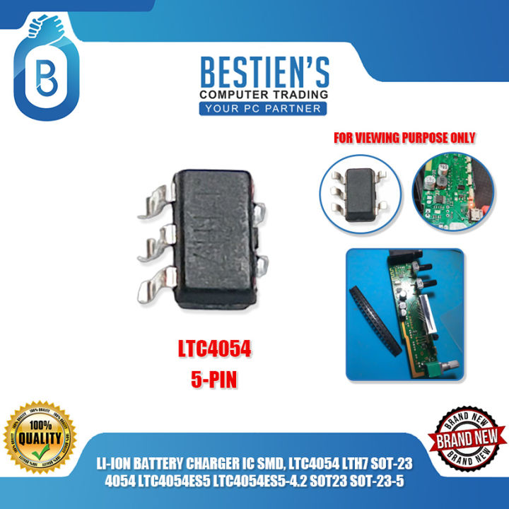 LI-ION BATTERY CHARGER IC SMD, LTC4054 LTH7 SOT-23 4054 LTC4054ES5 ...