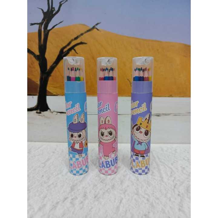 PENCIL WARNA COLOR PENCIL TUBE 12 WARNA 24 WARNA TABUNG | Lazada Indonesia