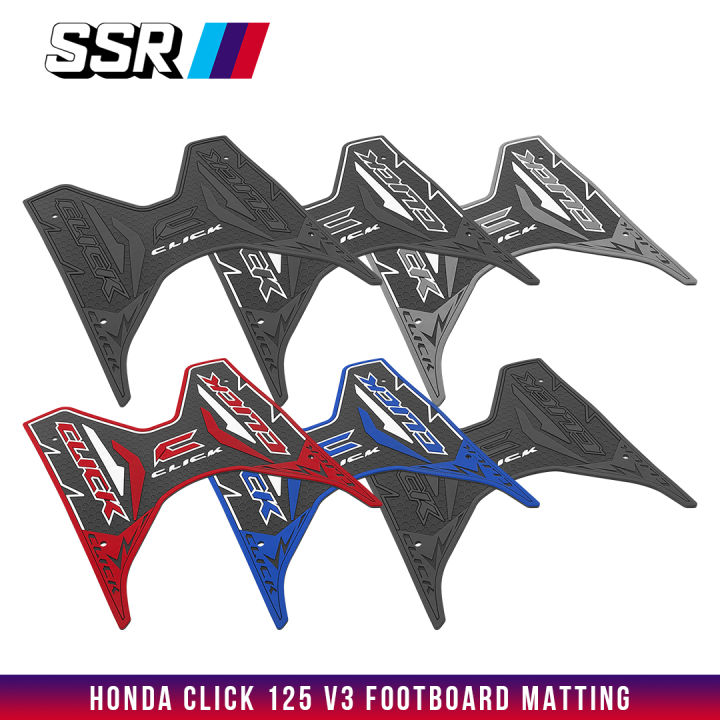 Honda Click 125i V1 V2 Footboard Matting with Bolts Made in Thailand ...