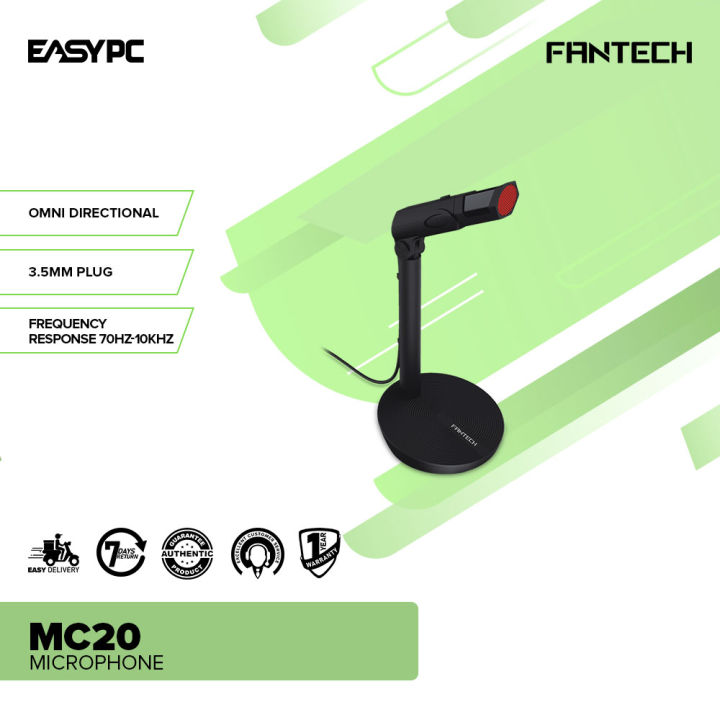 EasyPC | Fantech MC20 Microphone Omni directional 3.5mm Plug Frequency ...