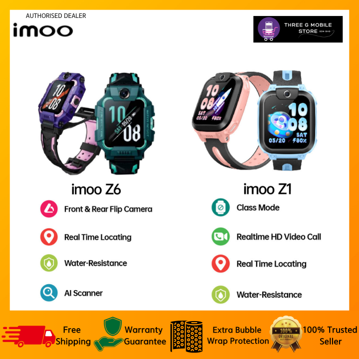 imoo Kids Watch Phone Z6 | imoo Kids Watch Phone Z1 (Class Mode, Real ...