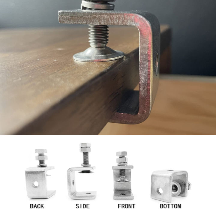 Pack of 4 304 Stainless Steel C-Clamp Tiger Clamp Woodworking Clamps ...