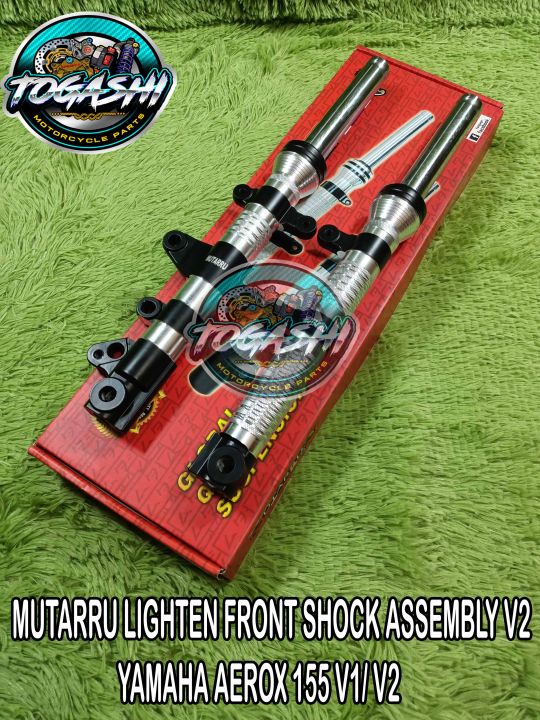 MUTARRU LIGHTEN FRONT SHOCK ASSEMBLY V2 YAMAHA AEROX 155 V1 / V2 ...