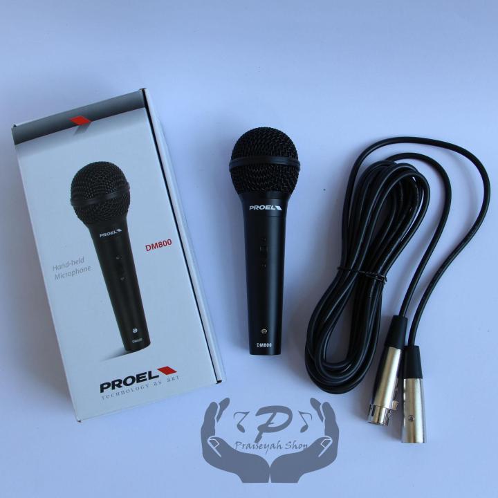 Mic Proel DM800 Cardioid Mik Vokal dan Presentasi | Lazada Indonesia