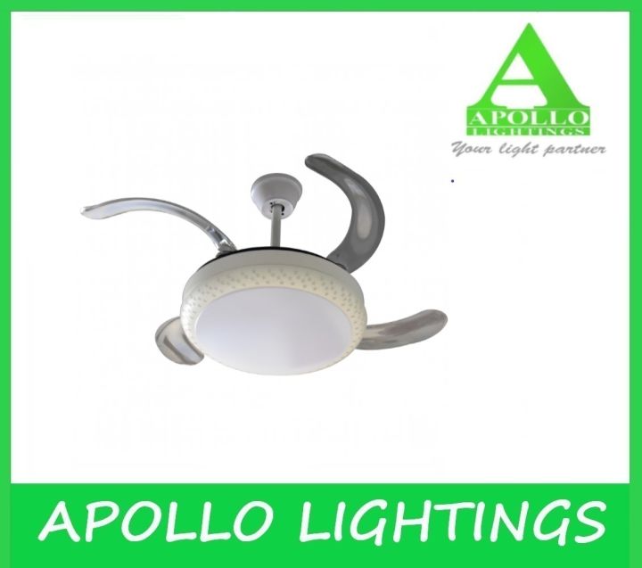 APOLLO CEILING FAN WITH LED LIGHTS CF-EK9088 90W WH | Lazada PH