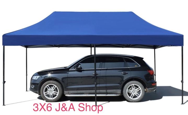 Retractable Tent Complete Set black post Waterproof 3x6m | Lazada PH