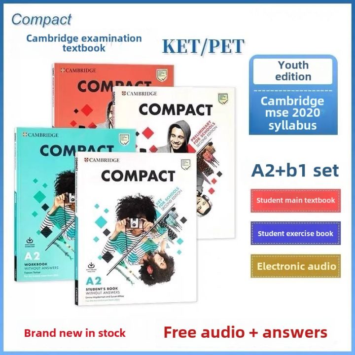 2020 Cambridge Compact Key for Schools A2 /B1 Studentbook+ Workbook ...