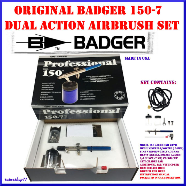 Original Badger 150-7 Dual Action Airbrush Set | Lazada PH