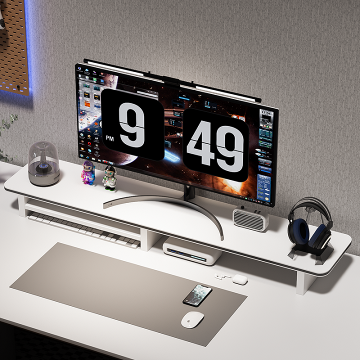 Kệ để màn hình máy tính PC đa năng decor bàn làm việc góc gaming cực ...