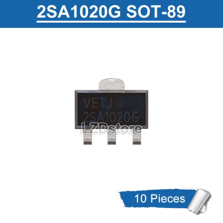 10 Chiếc Bóng Bán Dẫn PNP 2SA1020G SOT-89 22sa1020l 2SA1020 2SA1020C 2SA10206 SOT89 SMD -50V/-2A ...