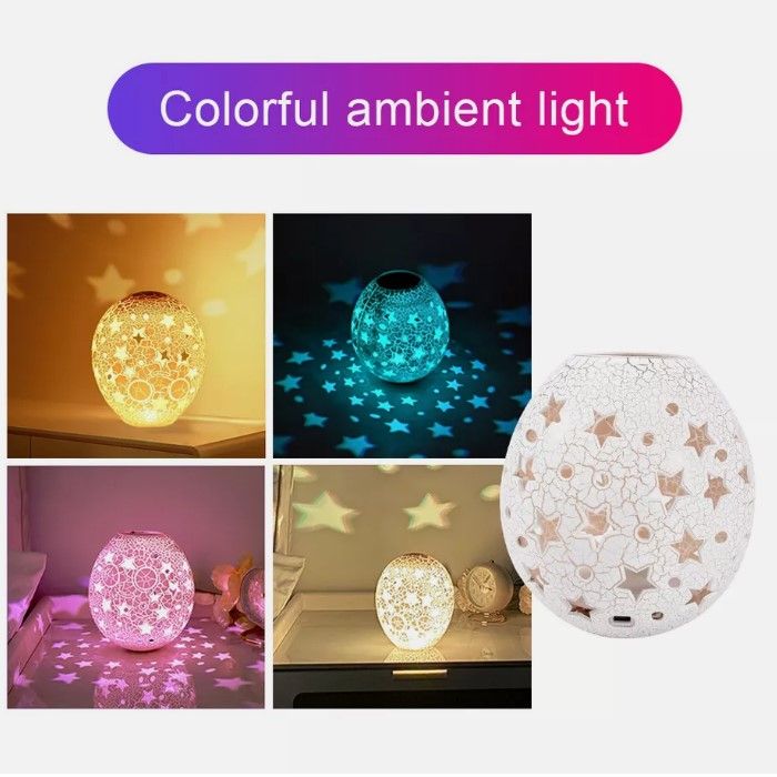 Goose Egg Lamp Dimming Creative Egg Lights Shadow Night Touch Lamp with ...
