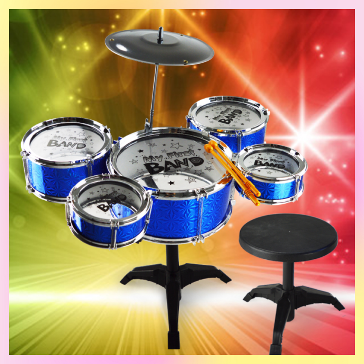 Kids Drum Set Toys Jazz Drums Kit Simulation Drums Percussion Musical ...