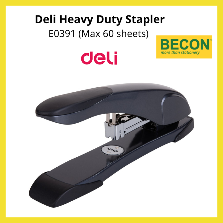 Deli Heavy Duty Stapler E0391 (Max 60 sheets) | Lazada