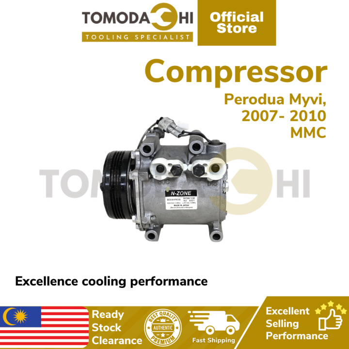 TOMODACHI Car Aircond Compressor Myvi 2007-2010, MMC | Compressor ...