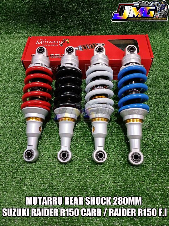 MUTARRU SUZUKI RAIDER R150 CARB / RAIDER R150 F.i MONO SHOCK 280MM ...