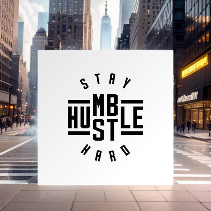 Stay Humble Hustle Hard- Motorcycle/Car Vinyl Sticker | Lazada PH