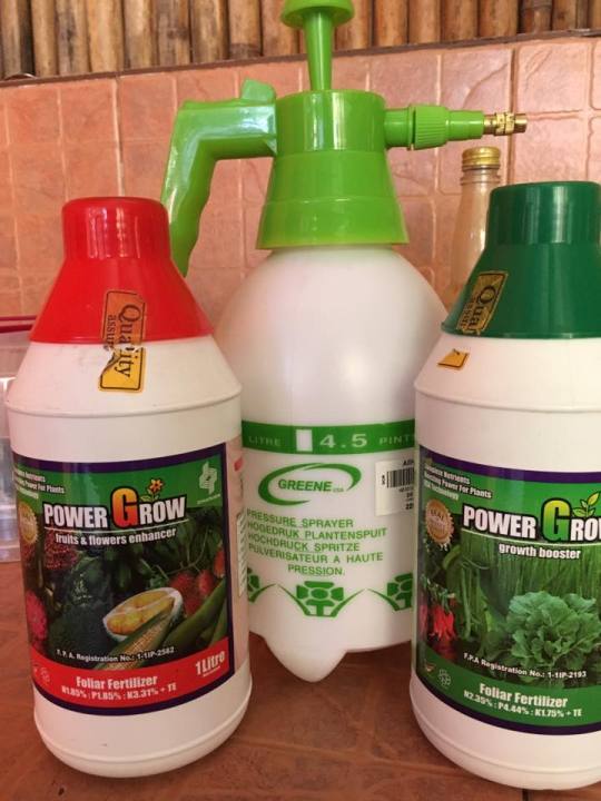 Power Grow Organic Foliar Fertilizer LITERS. Complete Plant Food with ...