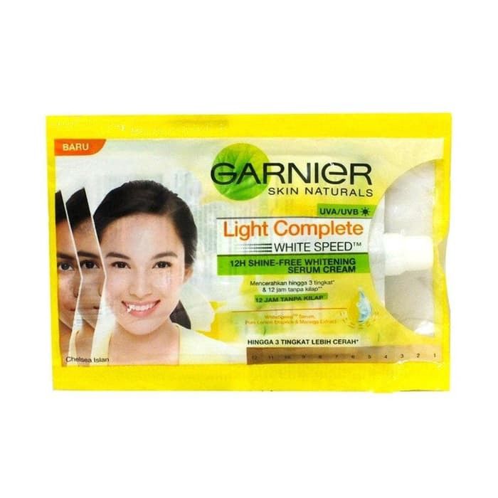Garnier Bright Complete Cream Sachet Spout 7ml | Lazada Indonesia