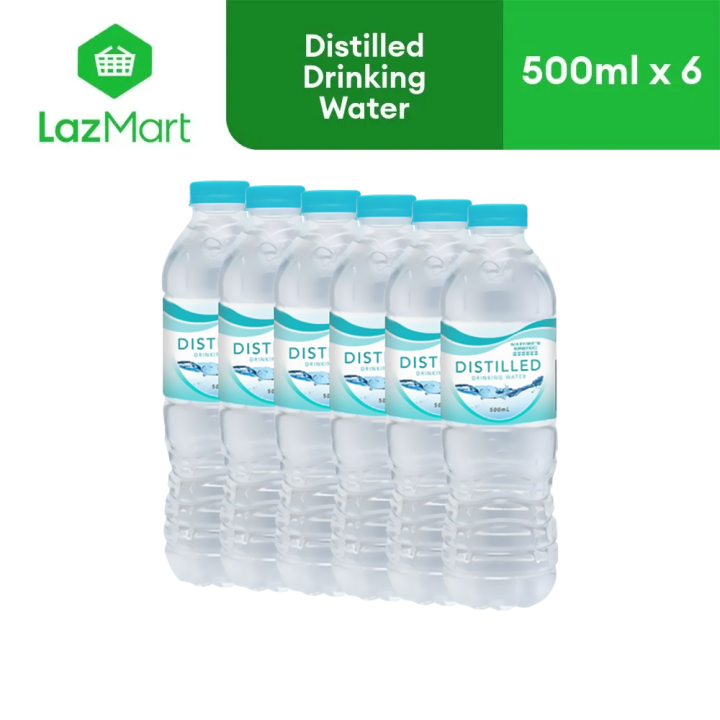 Nature's Spring Distilled 500ml - Pack of 6 | Lazada PH