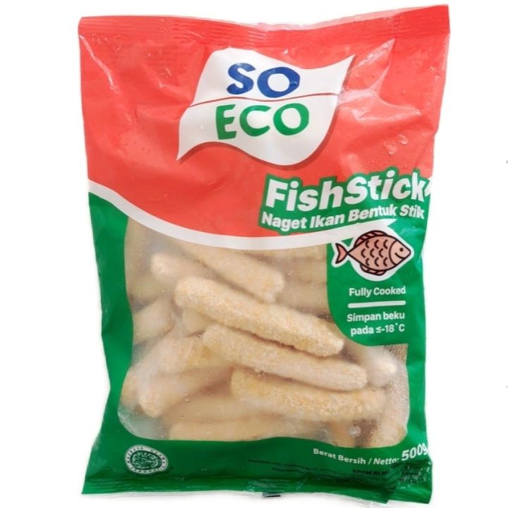 SO ECO FISH STICK 500GR NUGGET IKAN BENTUK STIK HALAL | Lazada Indonesia