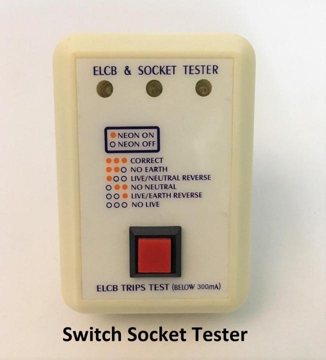 Smart ELCB & Socket Fius Tester 300mA For Testing 13A Fuse Switch ...