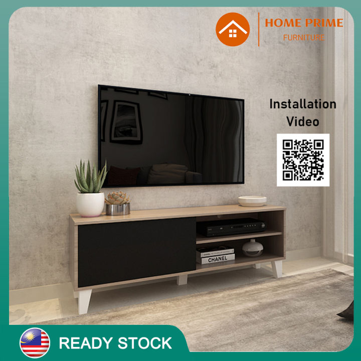 (BUATAN MALAYSIA) Home Prime HP016 4ft TV Cabinet TV Bench Modern TV ...