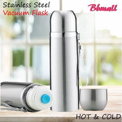 Stainless Steel Thermal Vacuum Flask Water Container 350ML/Bekas Air ...