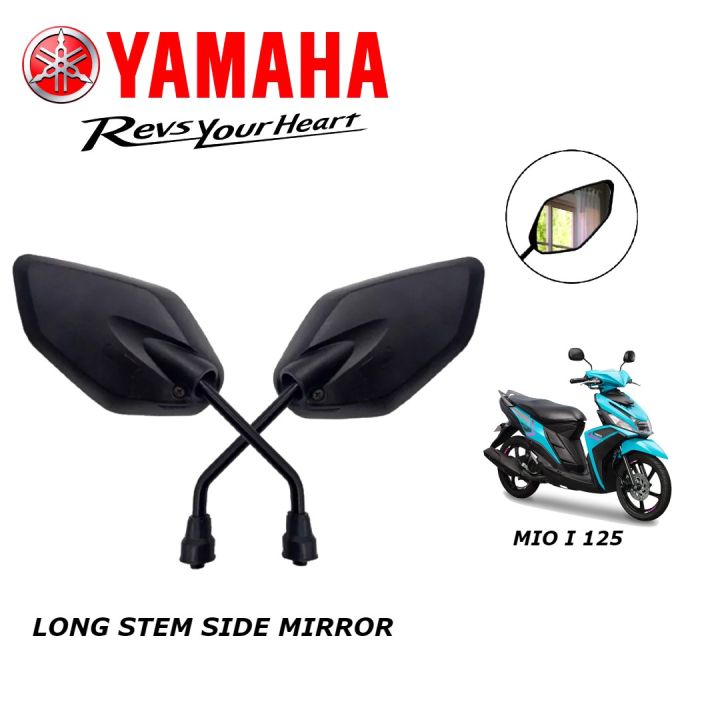 YAMAHA MIO I 125 Motorcycle Side mirror black Big | Lazada PH