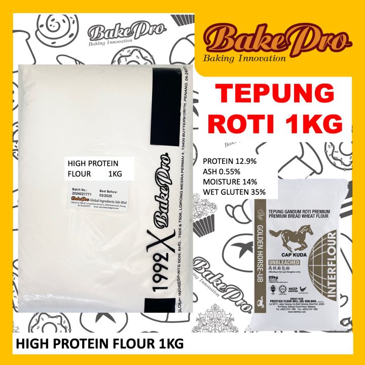 1KG GOLDEN HORSE HIGH PROTEIN FLOUR 1KG | Lazada